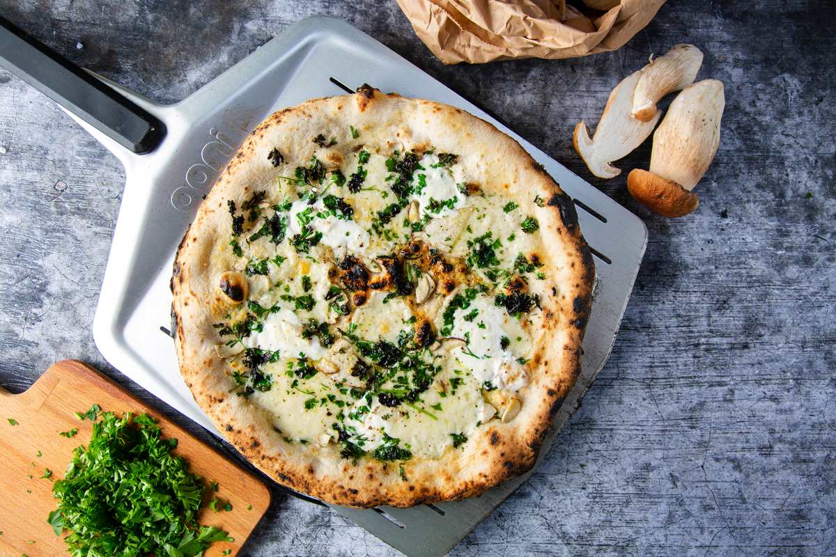 Porcini and Provolone Pizza Recipe — Ooni Canada