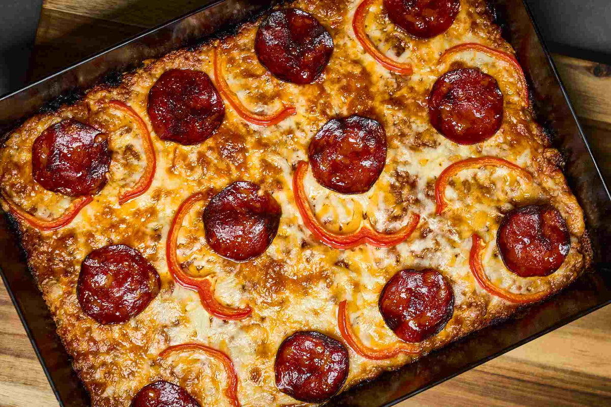 Scandinavian “Saturday Night” Detroit-style Pizza: Lørdagspizza Recipe ...