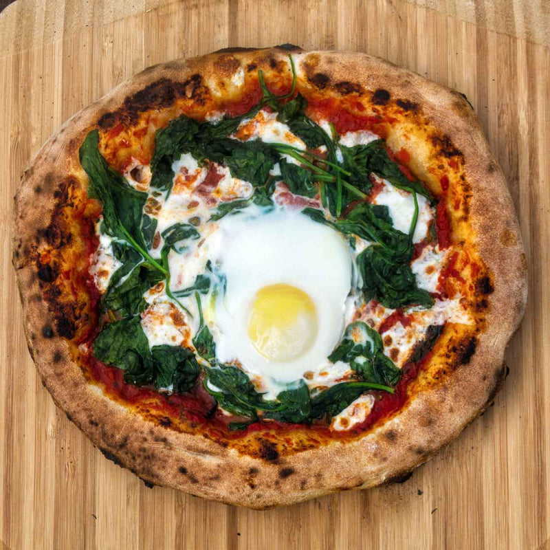 how to cook a egg pizza